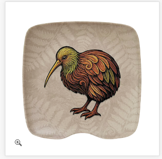 Bamboo Spoon Rest NZ Nest Kiwi – Waitomo Glowworm Cave Online Gift Shop