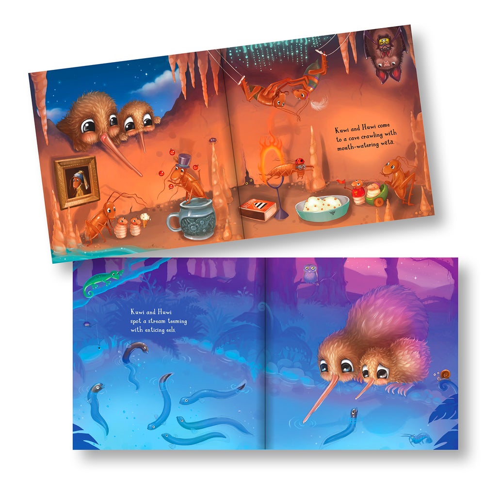 Kuwi's Huhu Hunt Book – Waitomo Glowworm Cave Online Gift Shop